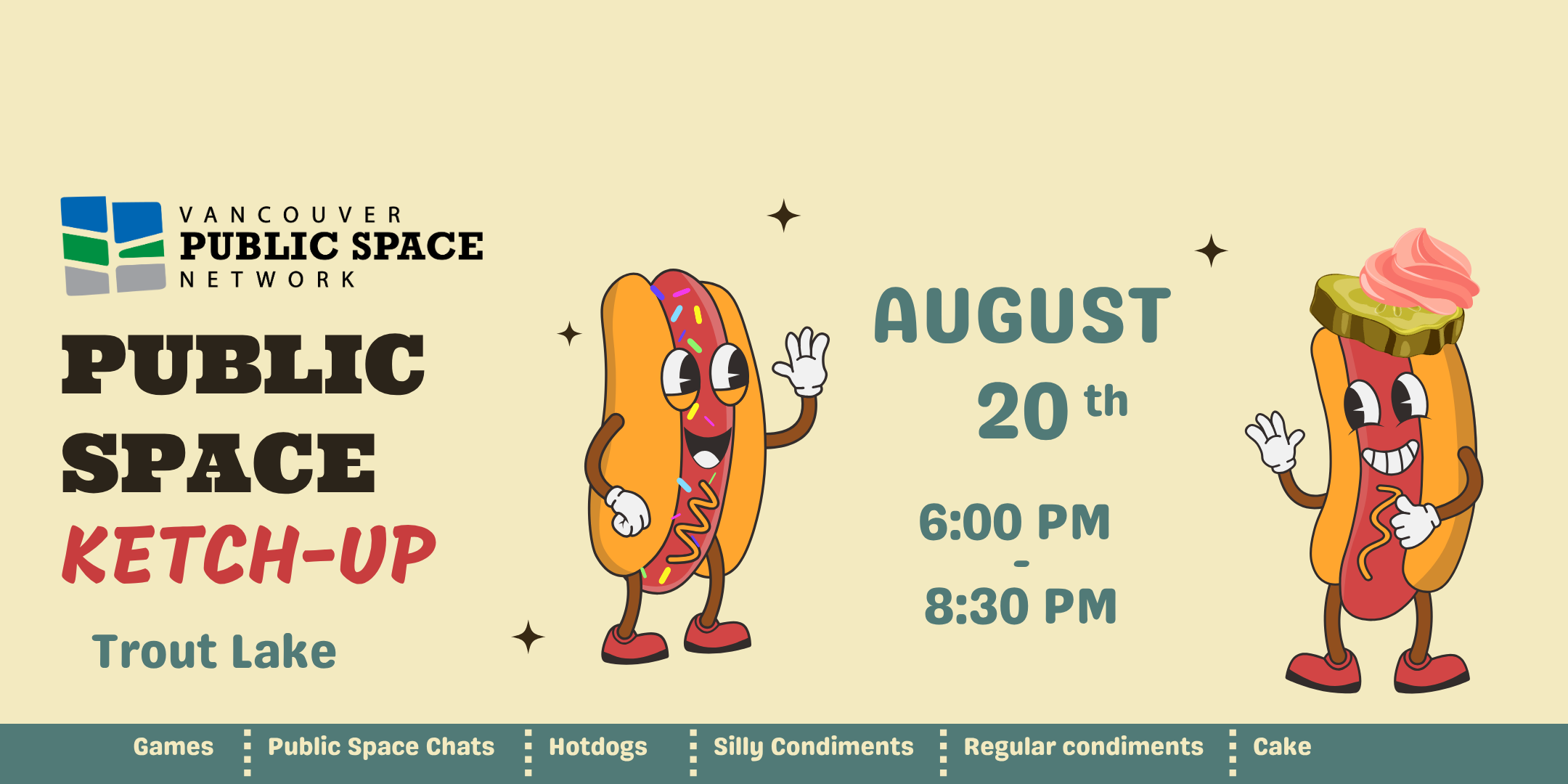 Upcoming Event: Public Space Ketch-up! | Vancouver Public Space Network